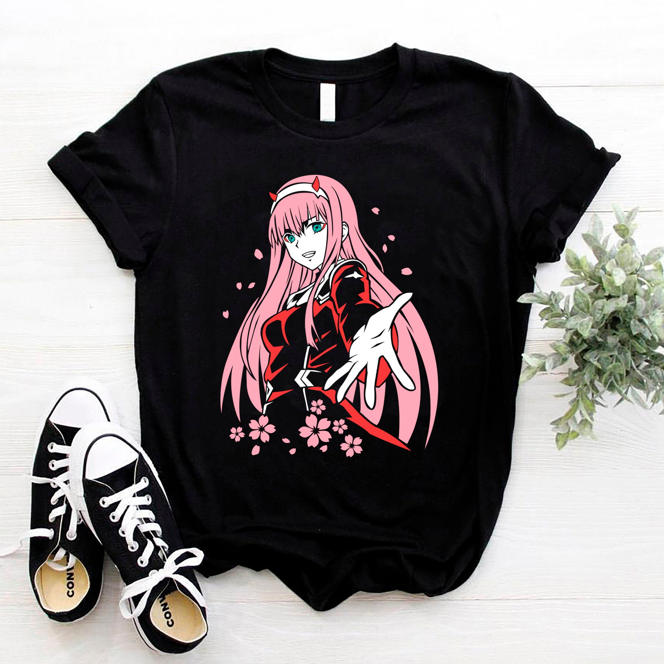 Zero Two Anime Shirt Darling in the Franxx Manga Shirt | Etsy