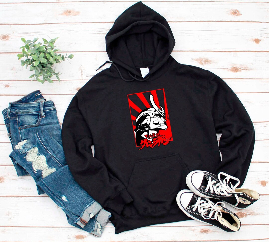Tengen Toppa Gurren Lagann Anime Hoodie, Kamina, Japanese Robot Manga ...