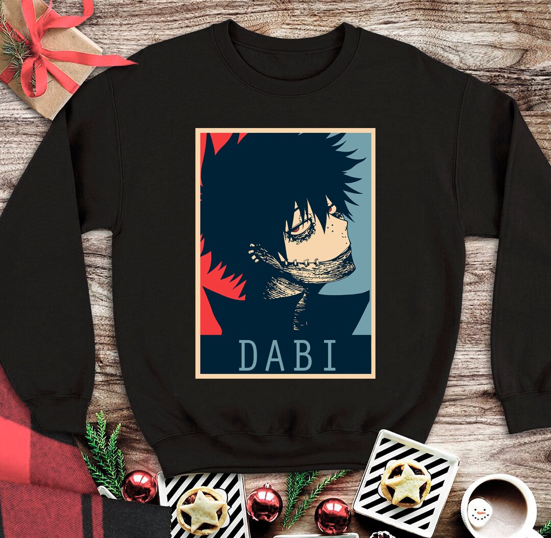Dabi Anime Sweatshirt, Boku No Hero Academia, Shoto Todoroki My Hero ...