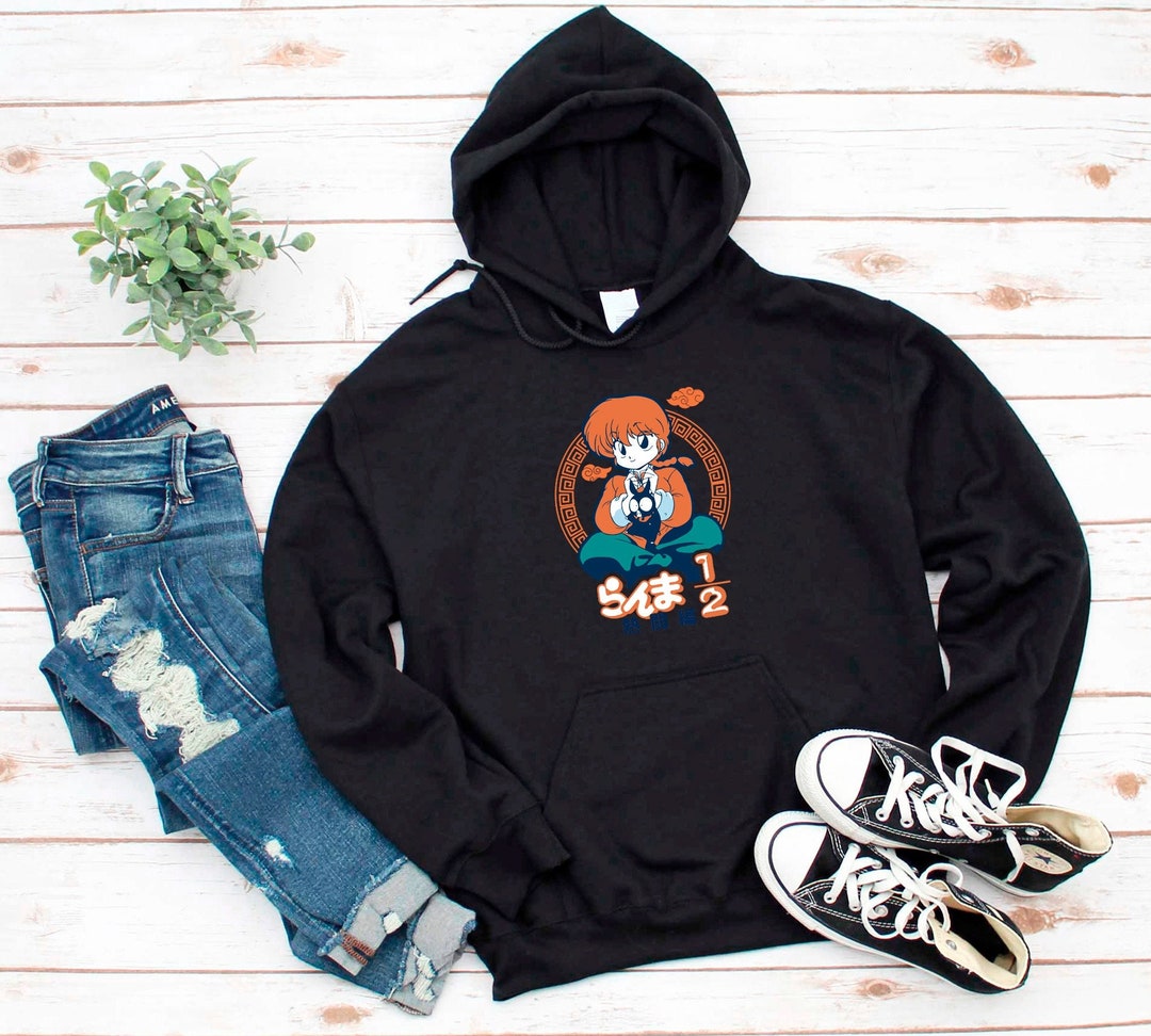 Ranma Anime Hoodie, Saotome Manga Hoodies, Ryoga Hibiki, Genma ...