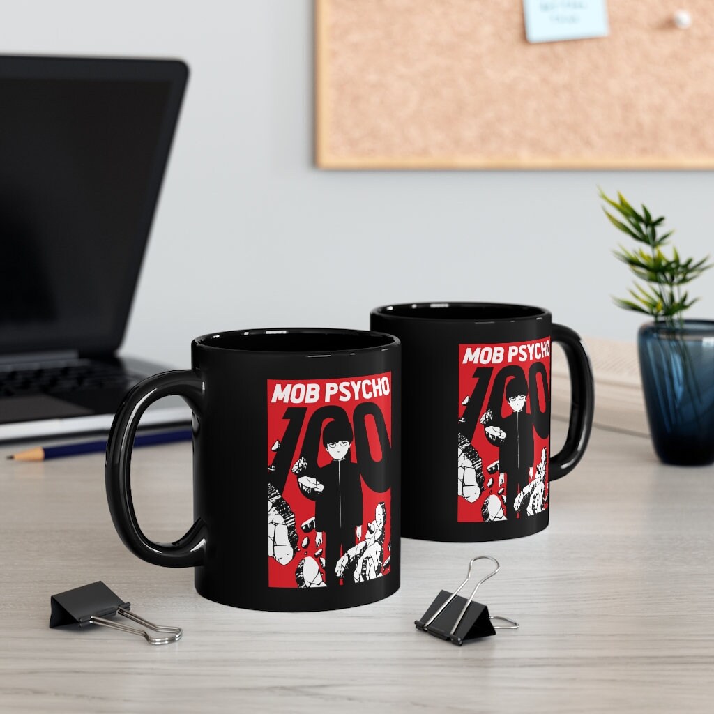 Mob Psycho Anime Cup, Shigeo Kageyama Mob 100 Mug, Dimple Mob Manga ...