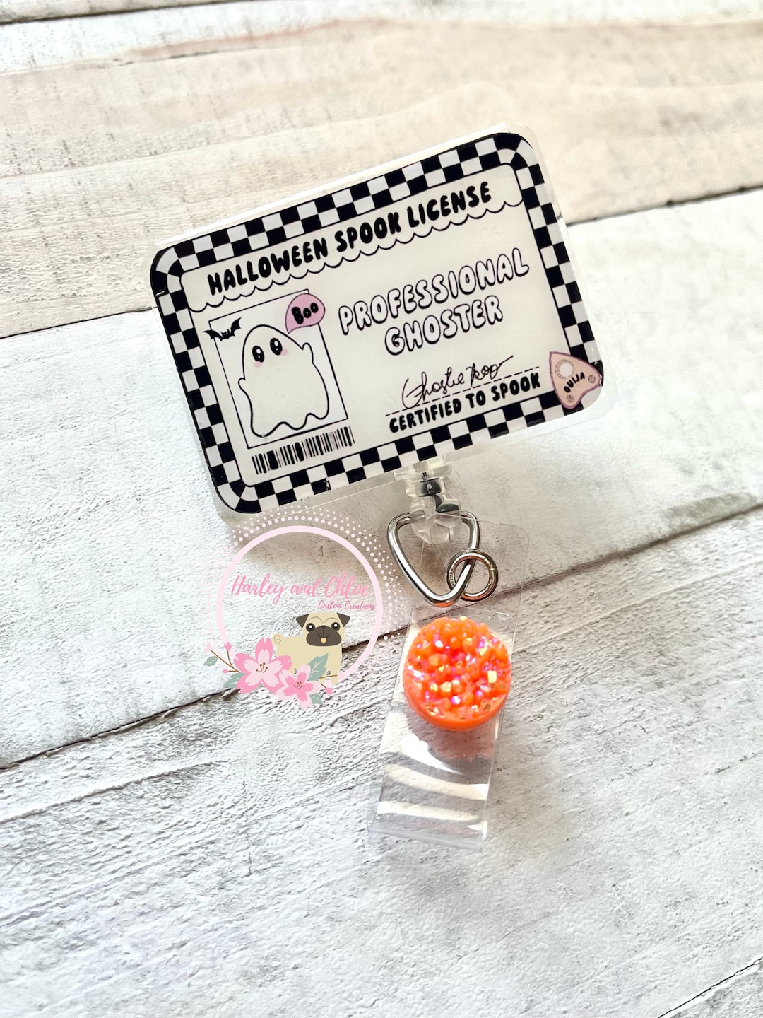 Ghost Badge Reel - Halloween Badge Reel - Nursing Student - Halloween ...