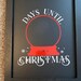 Christmas Countdown Snowglobe Chalkboard - Etsy