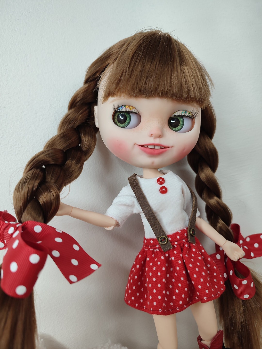 Custom Blythe Doll With Braids, OOAK Blythe - Etsy