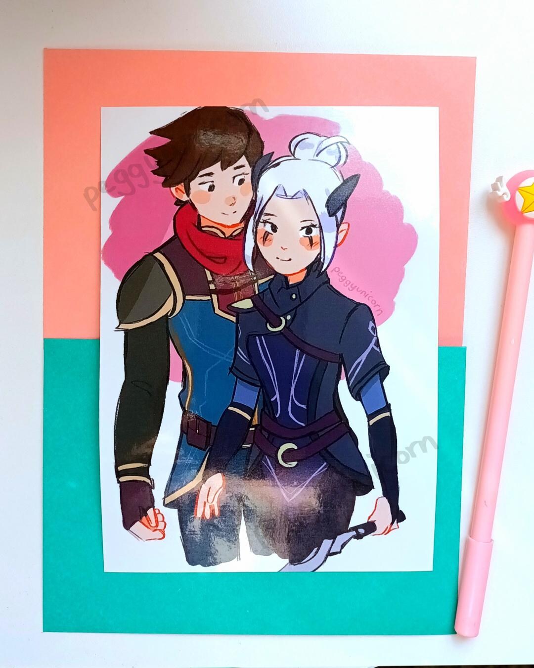 Rayllum the Dragon Prince Season 6 Print - Dorm - Cute - Kawaii - Print ...