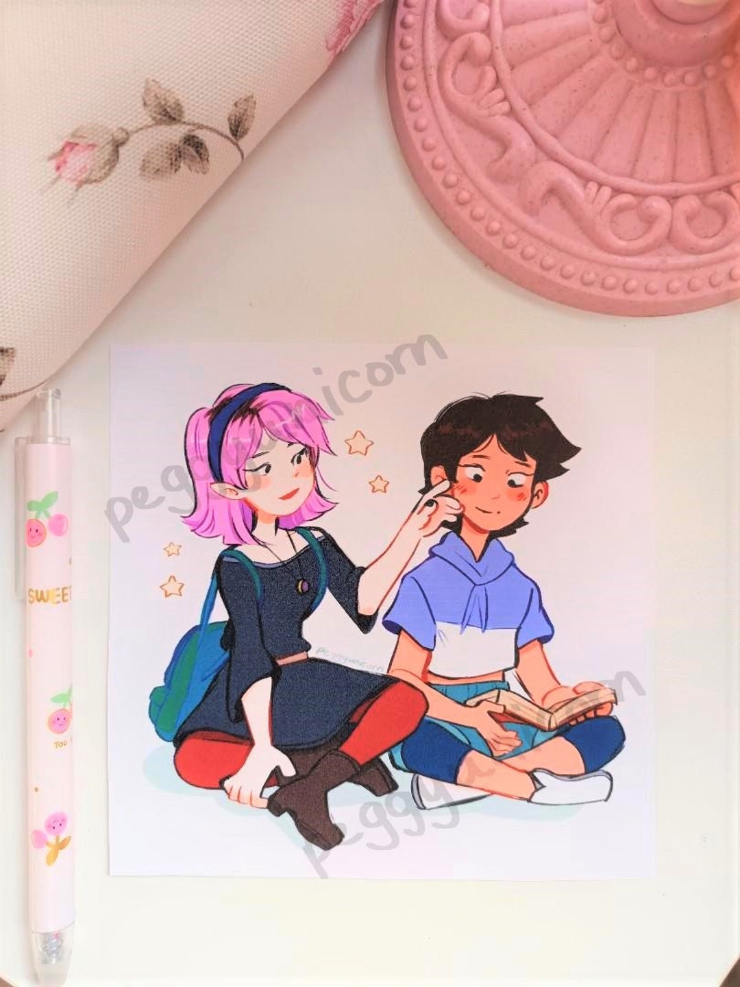 Cute Lumity Print Dorm Fanart Wall Cartoon Decor - Etsy