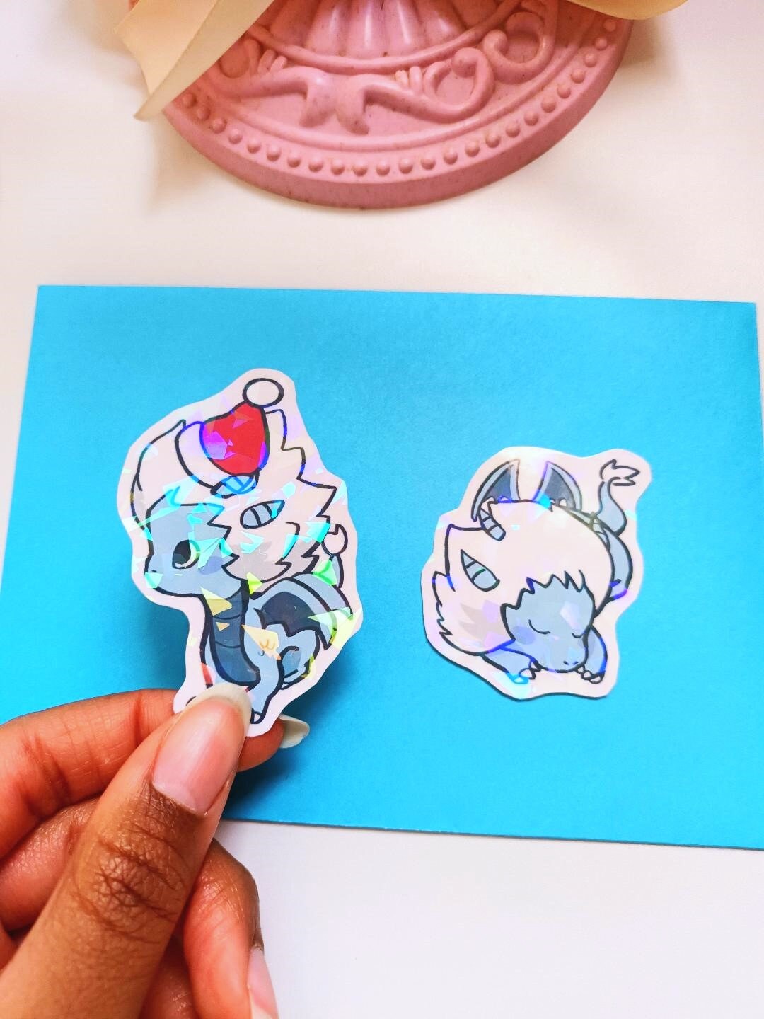 Zym Santa Dragon Prince Stickers: Christmas Fanart Sticker Set - Etsy