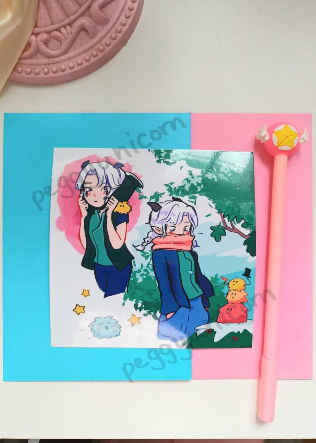 Cute Young Rayla Print Kawaii Room Decor Pastel Cute - Etsy