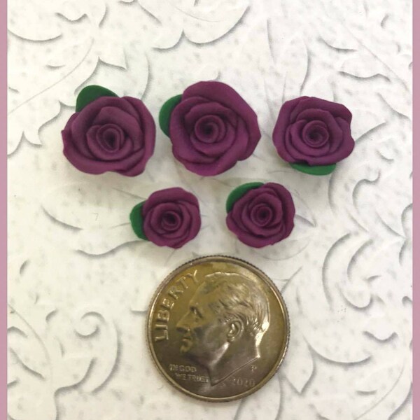 Polymer Clay Roses - Etsy