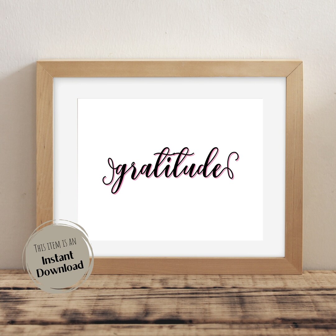 One Word Inspirational Art | Wall Art for Kids Room | Words to Live by ...