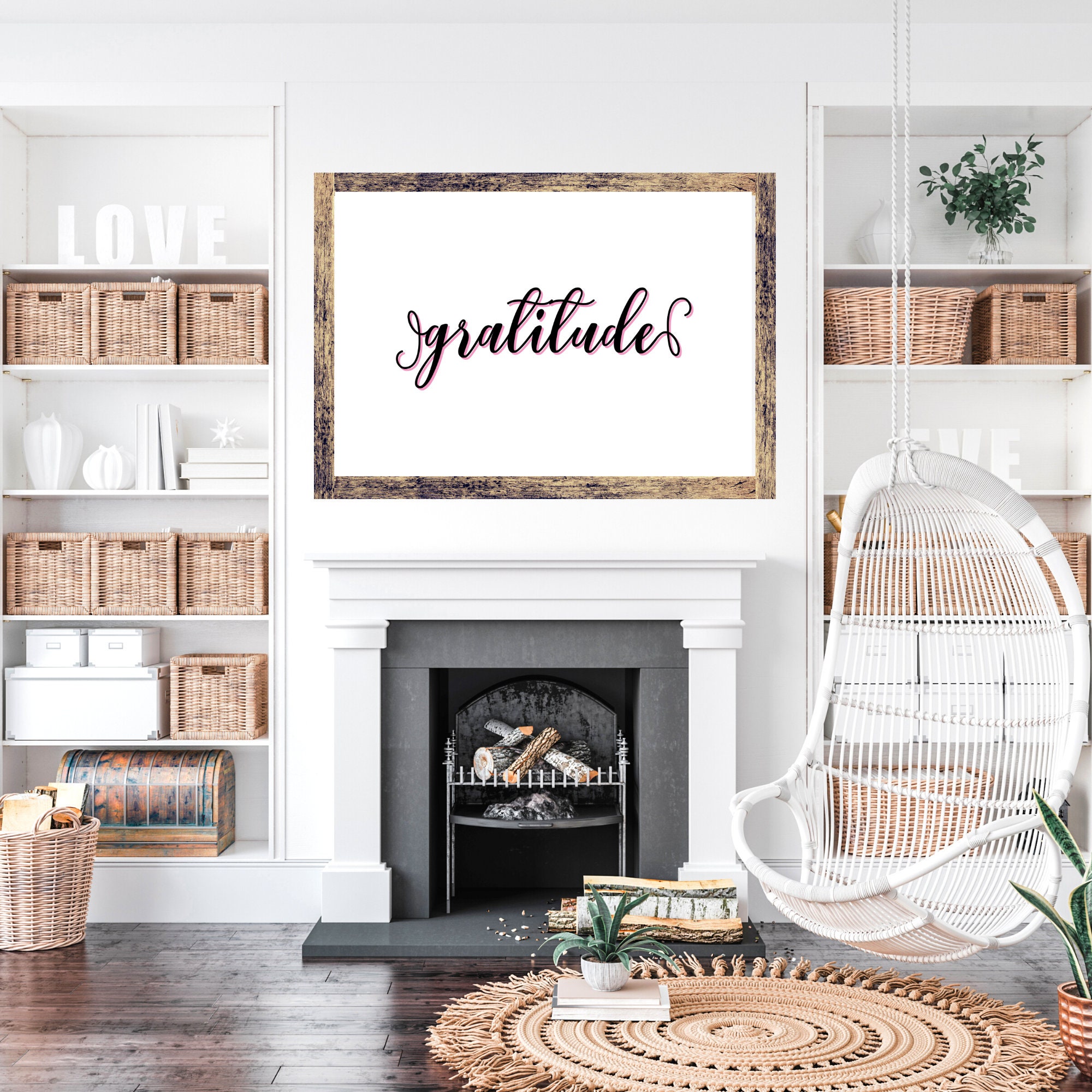 One Word Inspirational Art | Wall Art for Kids Room | Words to Live by ...