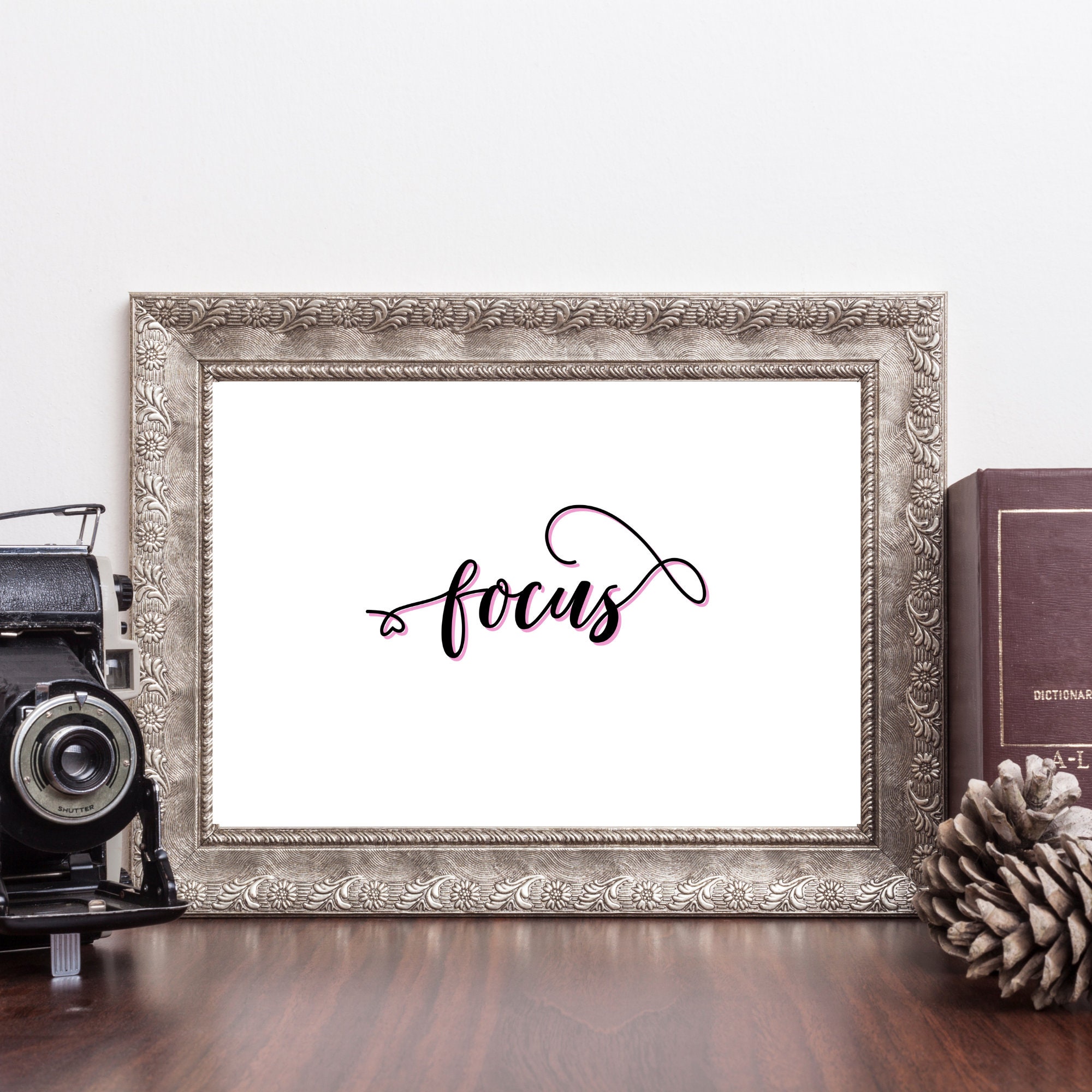 One Word Inspirational Printable Gift for Photographer Gift for Teen ...