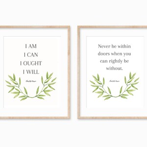 4 Pack Charlotte Mason Quote Homeschool Printable Typography Printable ...