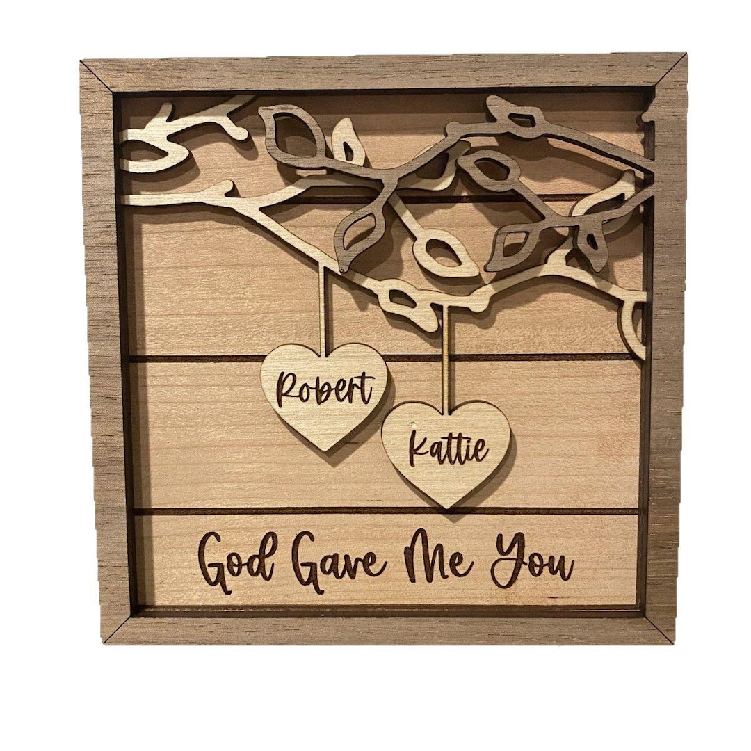 Personalized Wooden Sign/custom 3D Wood Sign/valentine Sign/name Sign ...