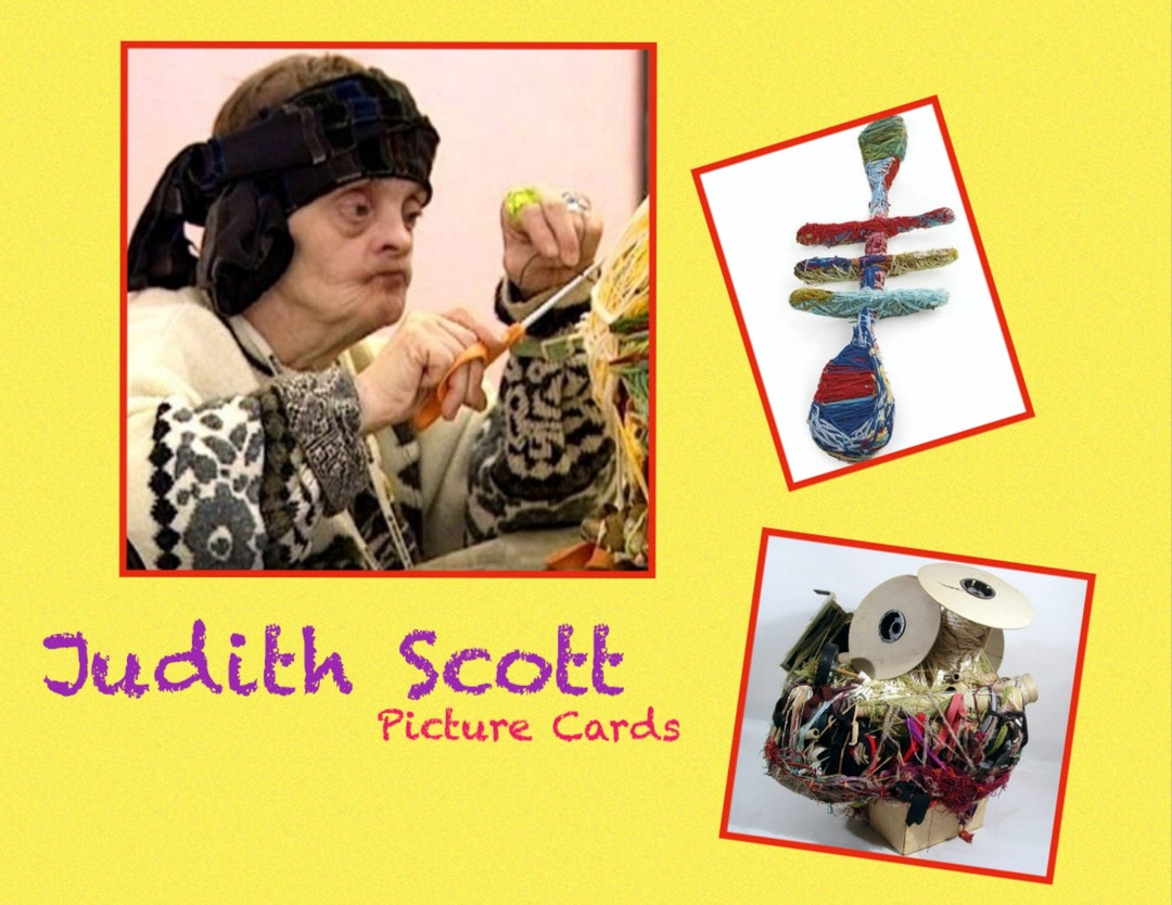 Judith Scott Art Flash Cards: Artist Biography & Work (digital Download ...