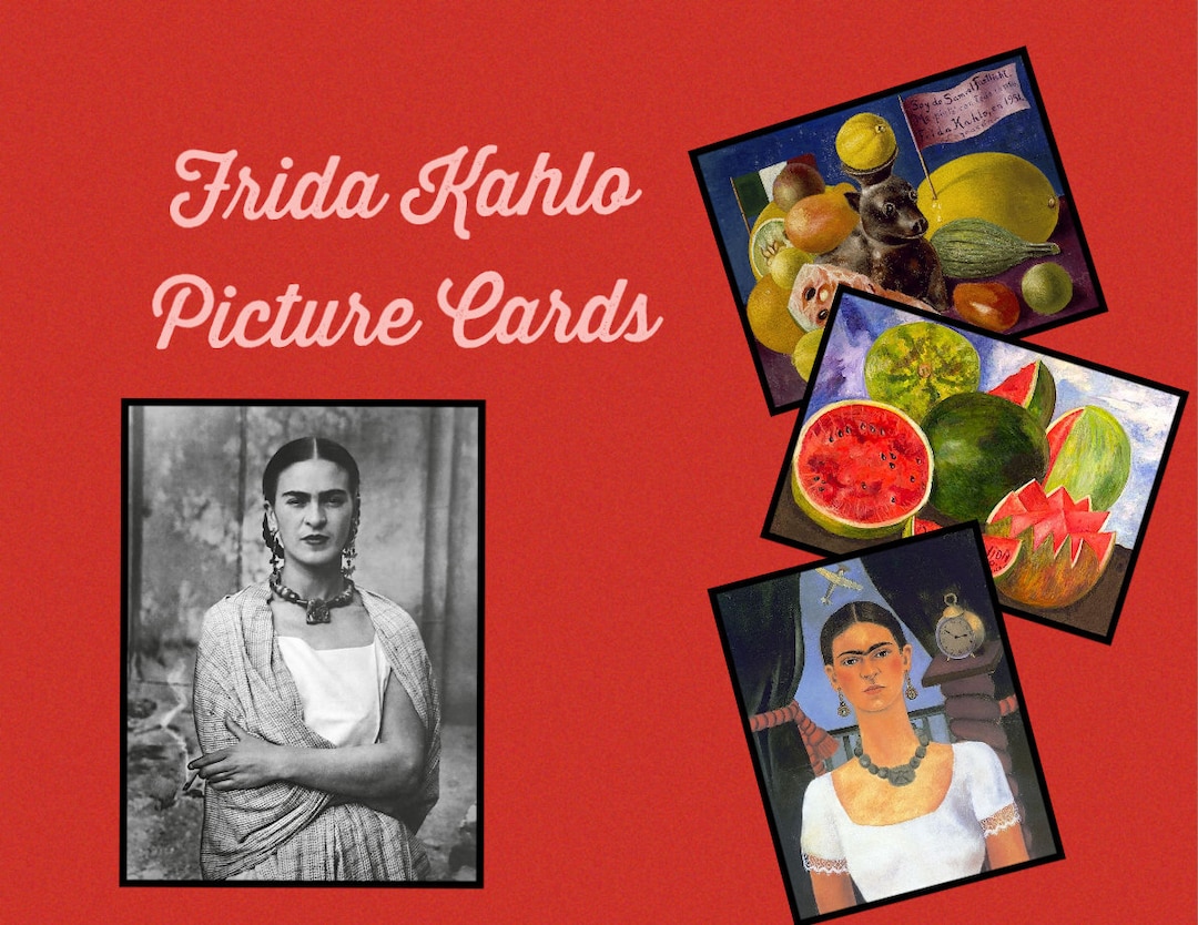 Frida Kahlo Art Flash Cards: Artist Biography, Famous Paintings ...