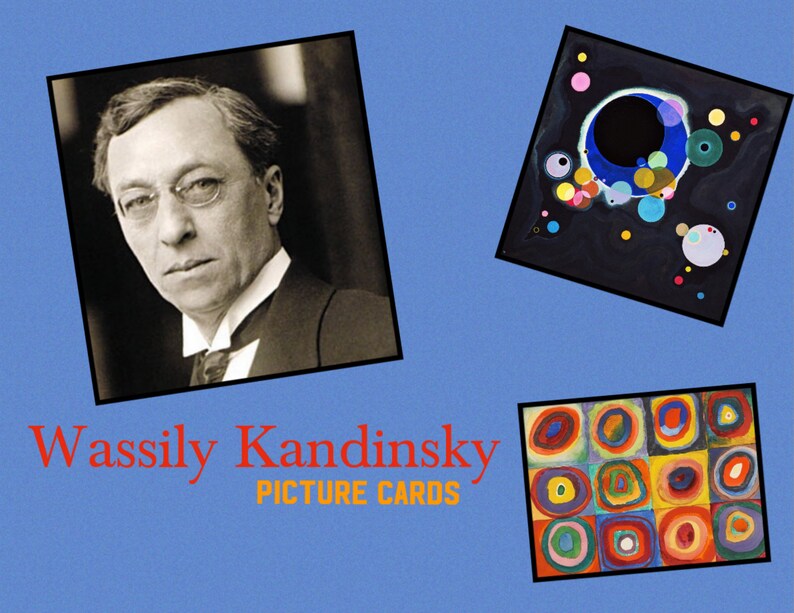 Wassily Kandinsky Picture Cards - Etsy