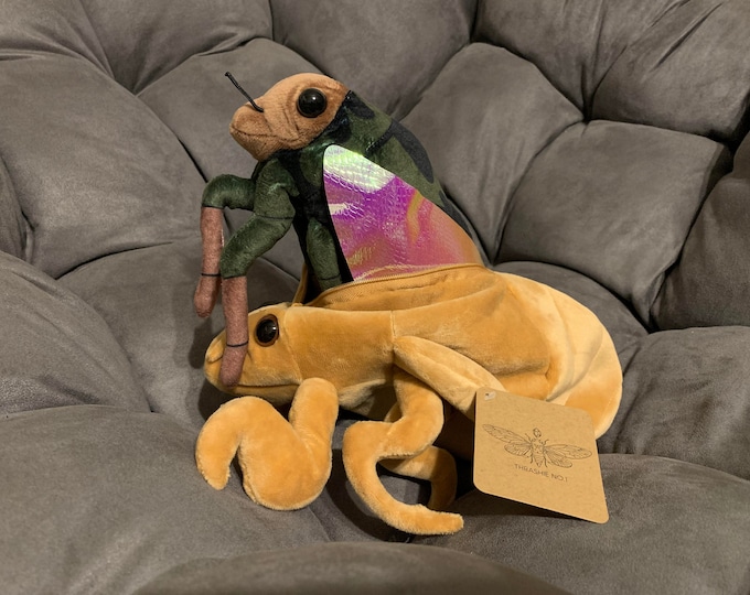 Cicada Plushie - Etsy