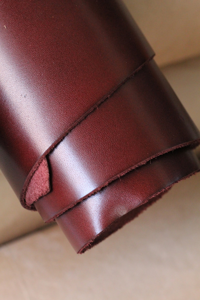 Pull-up Leather Use for Handcrafting and Sewing Semi-vegetal Full Grain ...