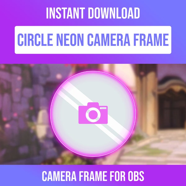 Circle Webcam Overlay - Etsy