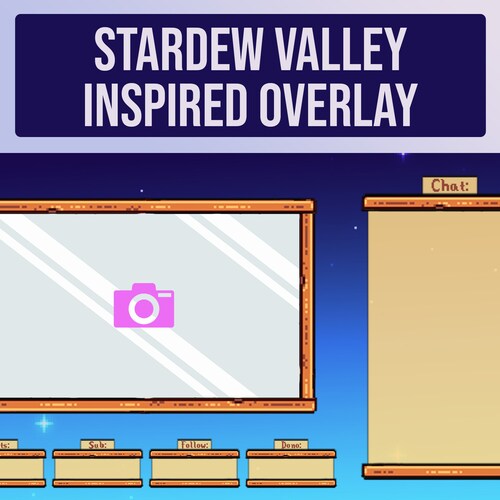 Stardew Valley Animated Stream Overlay Package for Twitch - Etsy Canada