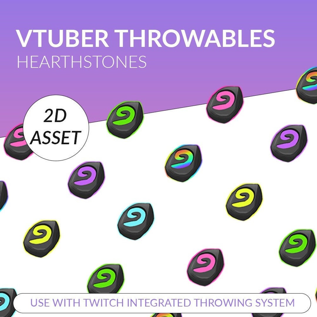 VTUBER THROWABLES - Hearthstone Throwables for Twitch Integrated Throwing System - T.I.T.S. - Etsy