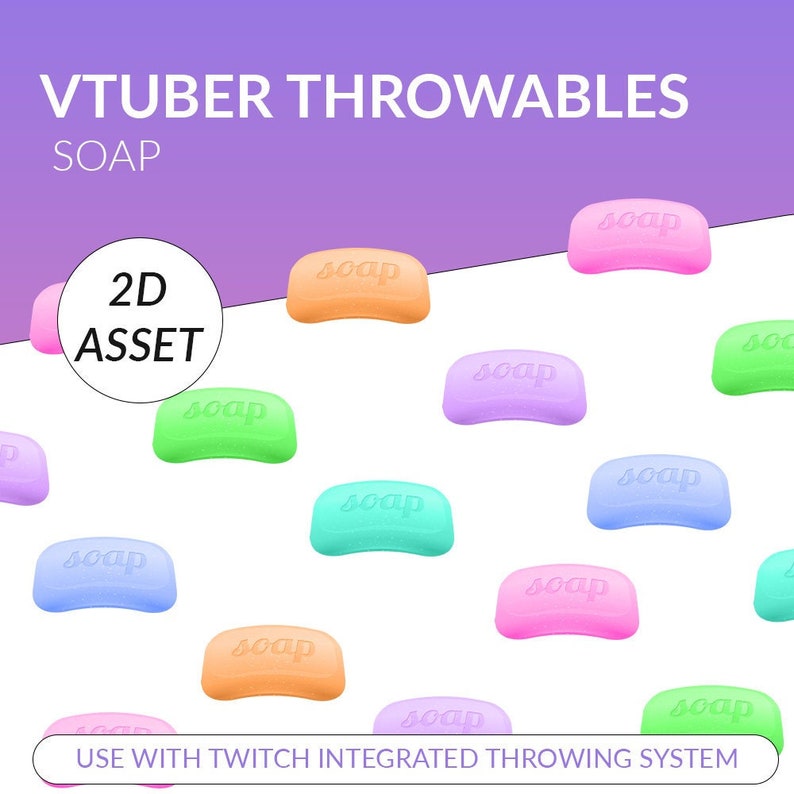 VTUBER THROWABLES - Soap Throwables for Twitch Integrated Throwing ...