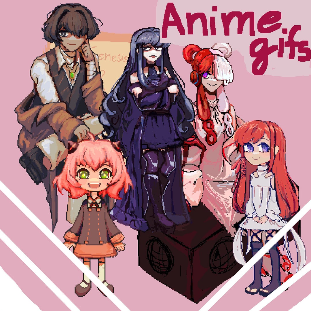 Streamer Anime Pixel Assets Pack A - Etsy