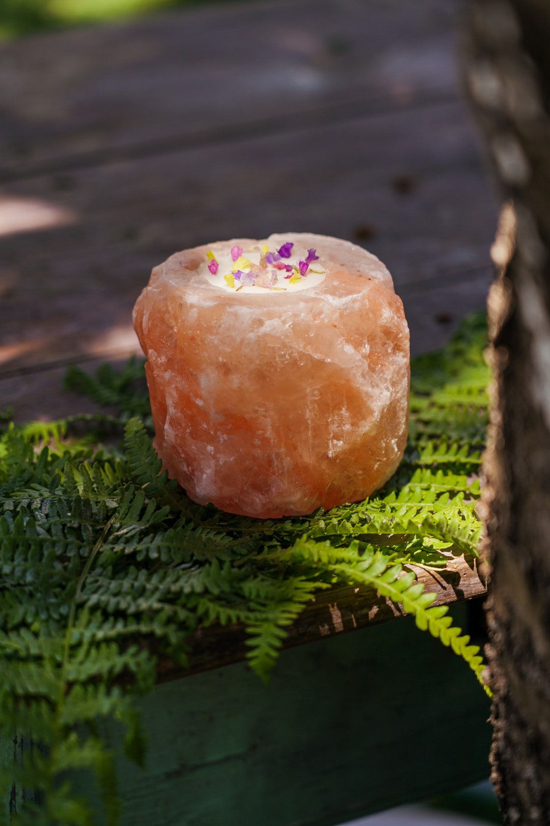 100% Himalayan Salt Natural Crystal Rock..../home Decoration |candles ...