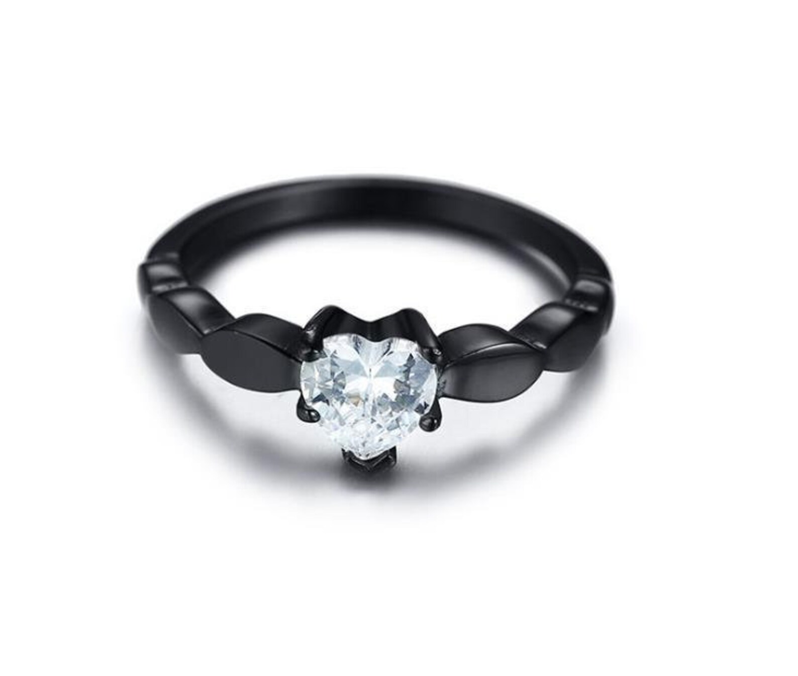 Black Couple Rings Set Stainless Steel Lover Matching Ring - Etsy