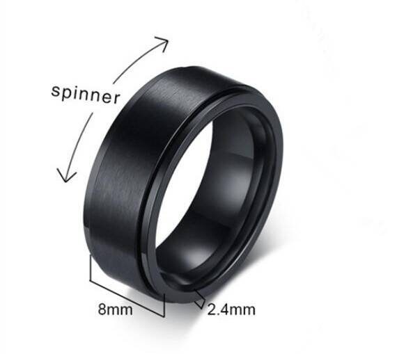 8mm Men's Ring Stainless Steel Matching Rings Promise - Etsy