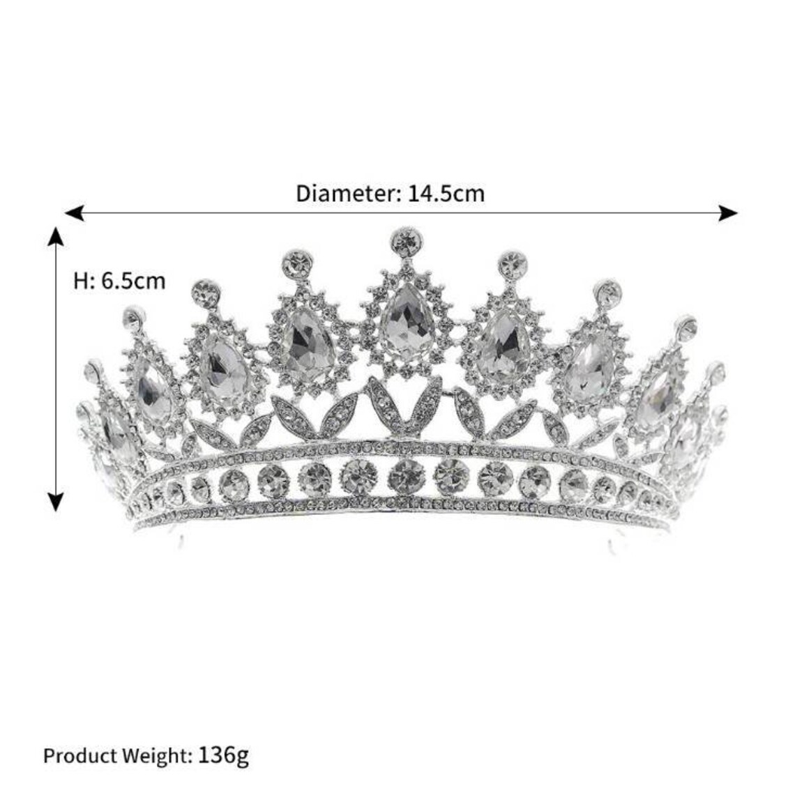 Handmade Queen Princess Crown Tiaras Hair Accessories Birthday - Etsy