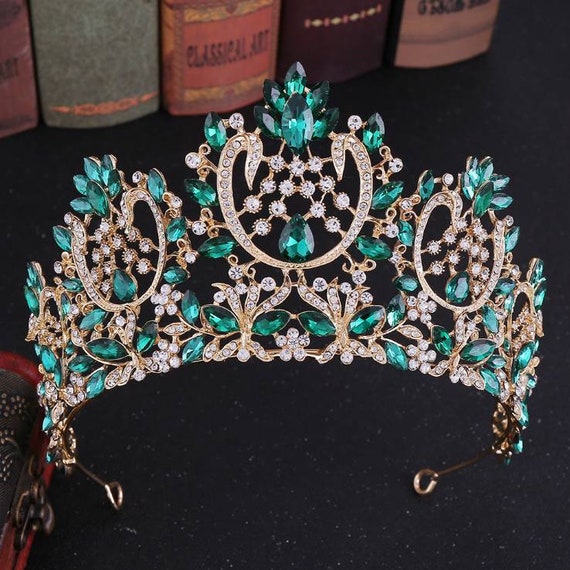 Rhinestone Crown Tiaras for Women Girls Birthday Queen | Etsy