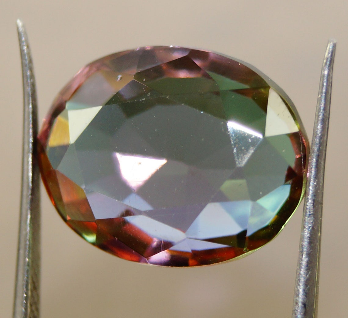 Natürlicher Alexandrit 12.40 CT Oval Schliff Facettiert | Etsy