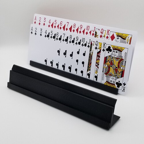 Set of TWO Playing Card Holders Samba Canasta Pinochle | Etsy