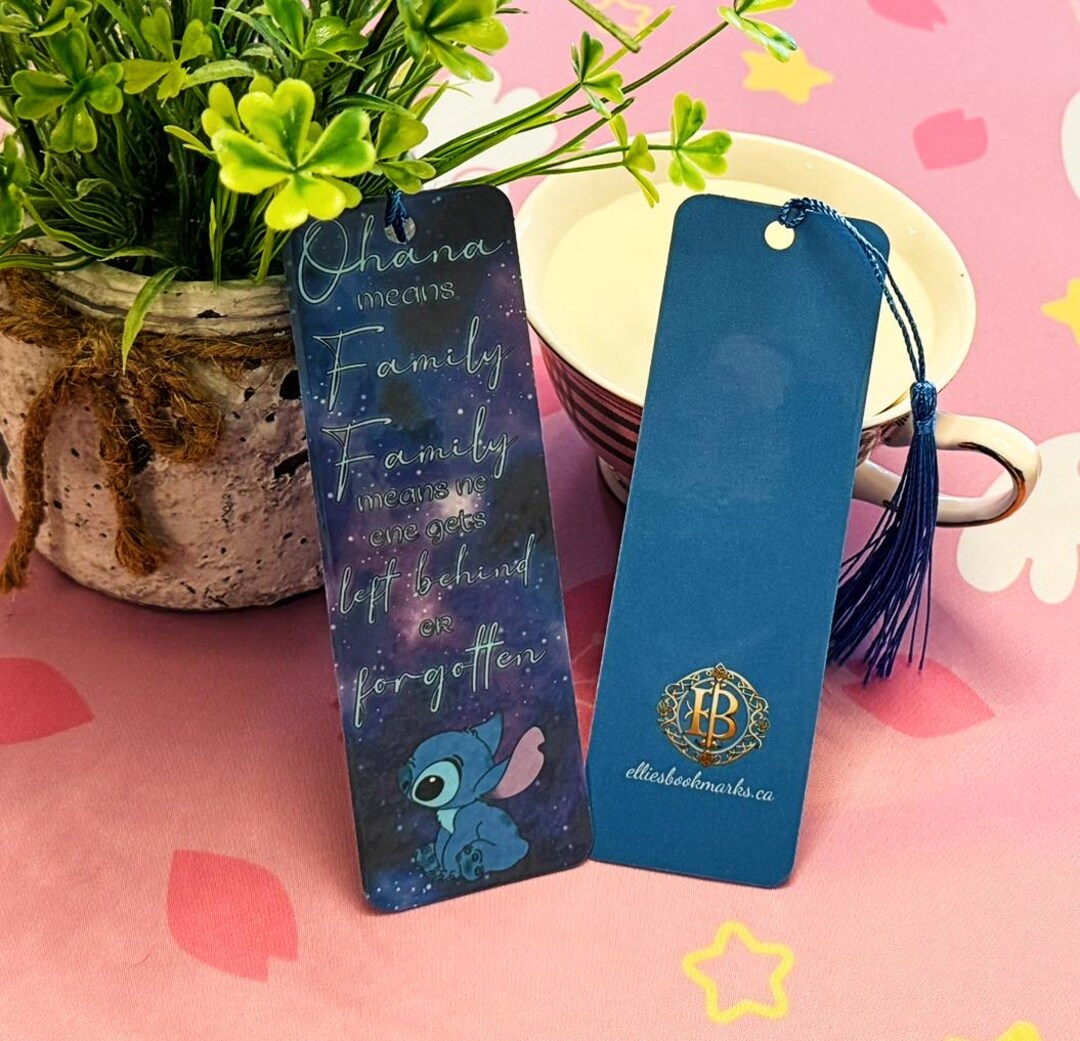 Ohana Stitch Bookmark - Etsy