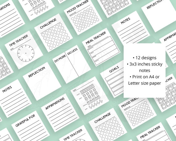 Home Décor Home & Living Mindfulness Bujo Plan Self Care Notepad ...