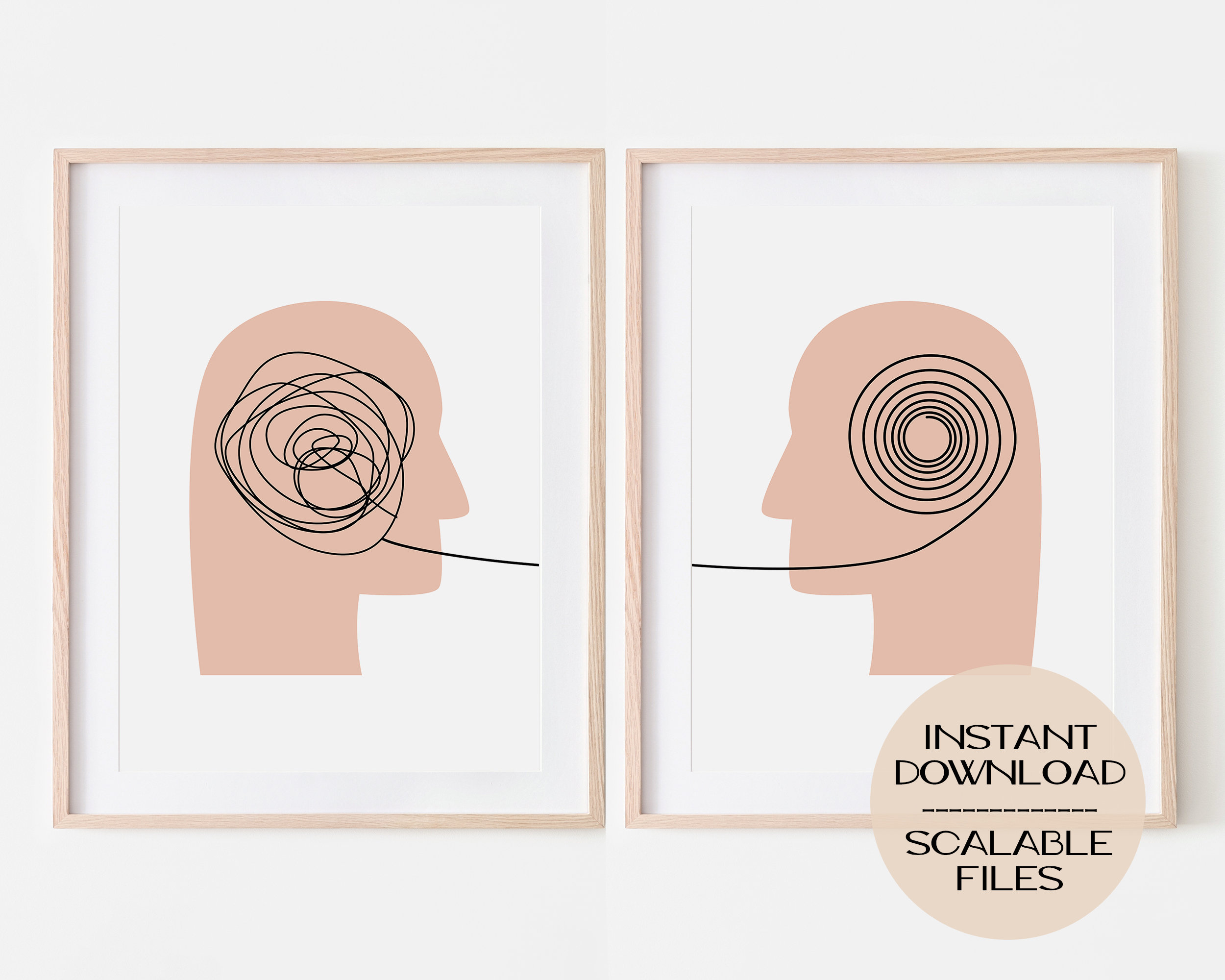 Therapy Digital Poster Print, Printable Wall Art Office Decor ...