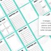 Everyday Planner Cards, Printable, Notepad, Journal, Bujo, Daily Weekly ...