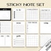 Printable Sticky Notes | Minimalist Design | 3x3 Inch Sticky Notes ...