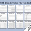 Printable Sticky Notes Minimalist Design 3x3 Inch Sticky Notes Journal ...