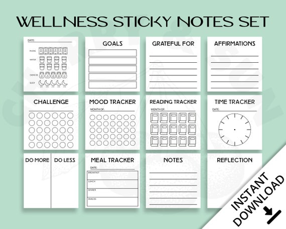 Home Décor Home & Living Mindfulness Bujo Plan Self Care Notepad ...