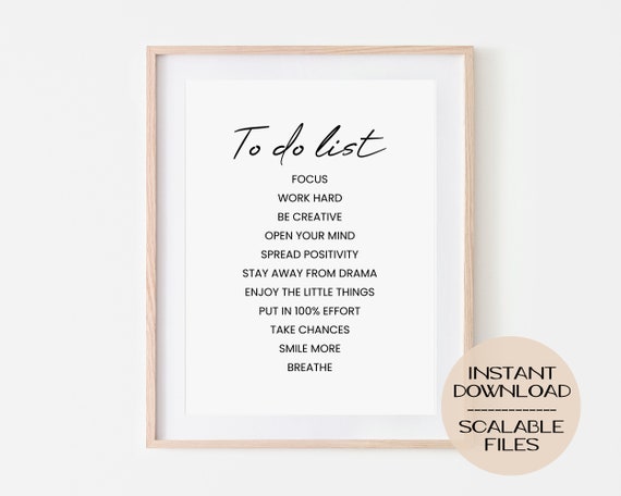 The To Do List Poster