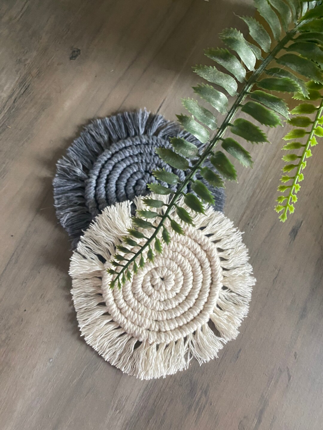 Classic Boho Macrame Coaster Hippie Homeware With LR Bohemian Home ...