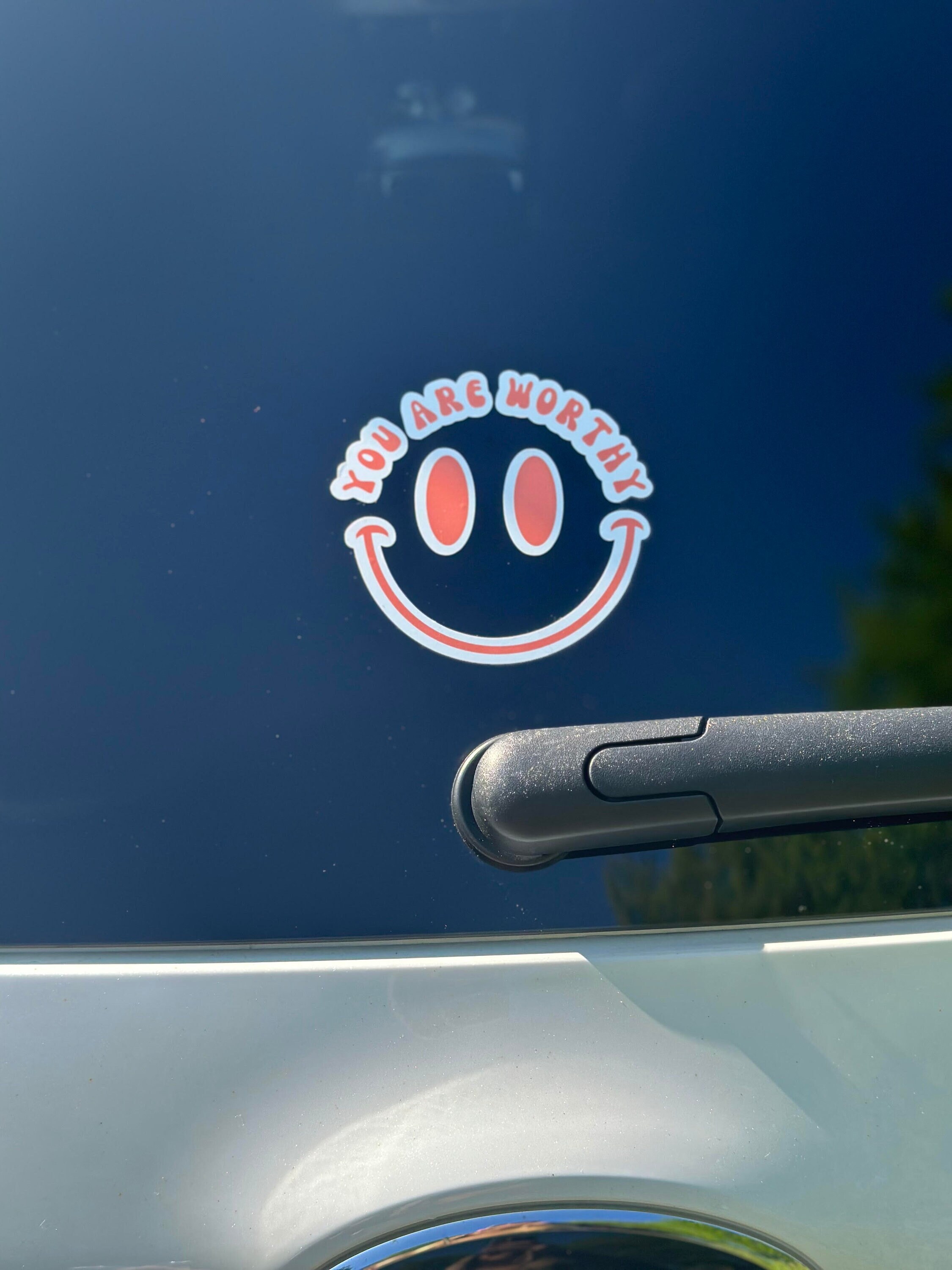 Smiley You Are Worthy Sticker free Shipping - Etsy