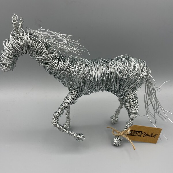 Wire Horse Sculpture - Etsy