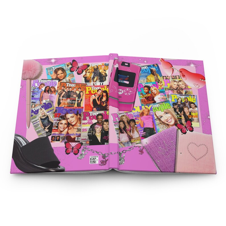 The Aesthetic Journal Y2K Hardcover Journal Matte Cover Notebook Early ...