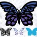 Layered Butterfly SVG - Butterfly Wings SVG - Butterfly Clipart - Paper ...