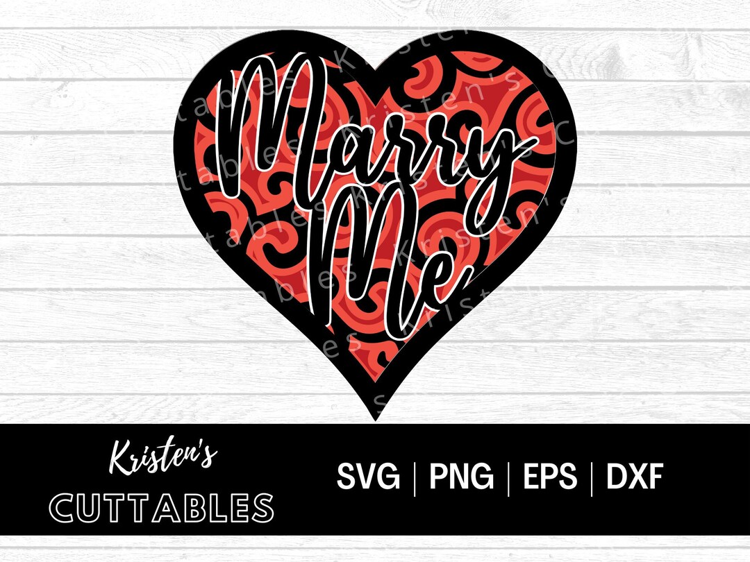 3D Heart SVG - Engagement SVG - Proposal Svg - Mandala Svg - Wedding ...