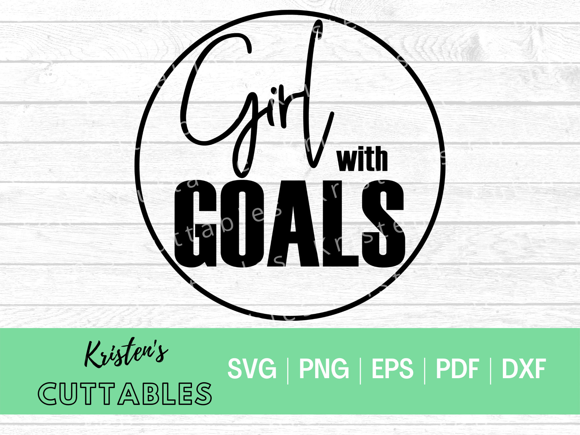 Girl with Goals SVG Girl Boss SVG Boss SVG Girl Power | Etsy